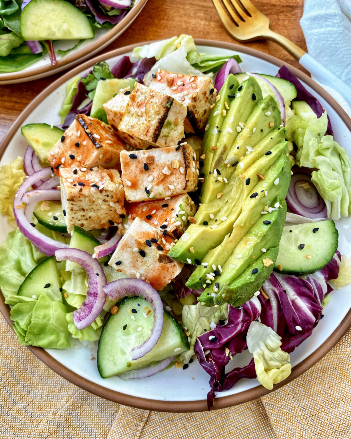 Grilled Tofu California Wraps - danishealthyeats.com