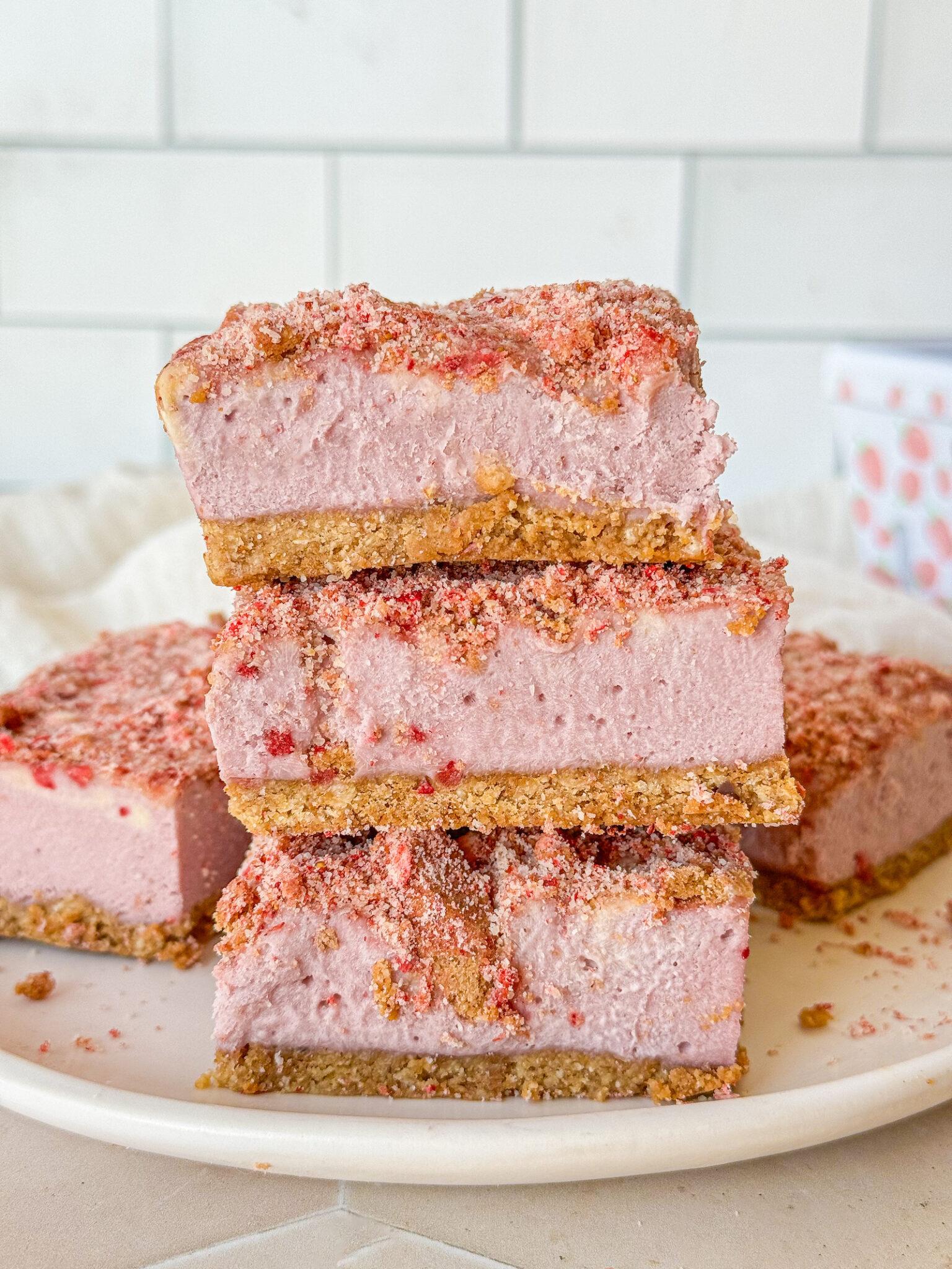 Homemade Strawberry shortcake ice cream bars (Dairy-free ...