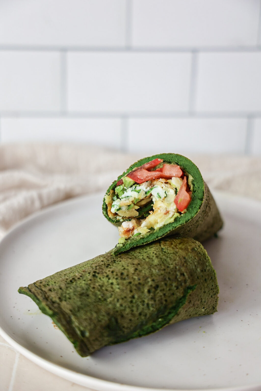 Healthy spinach Wraps (paleo, keto, gluten-free) - danishealthyeats.com
