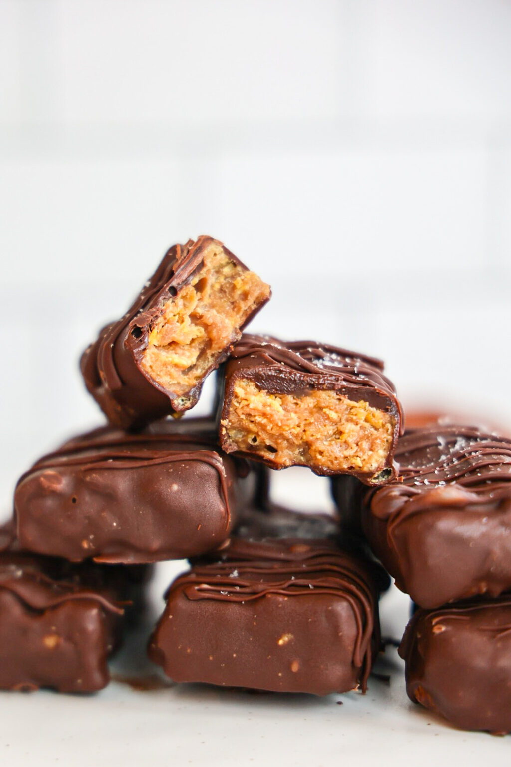 Healthier homemade Butterfingers