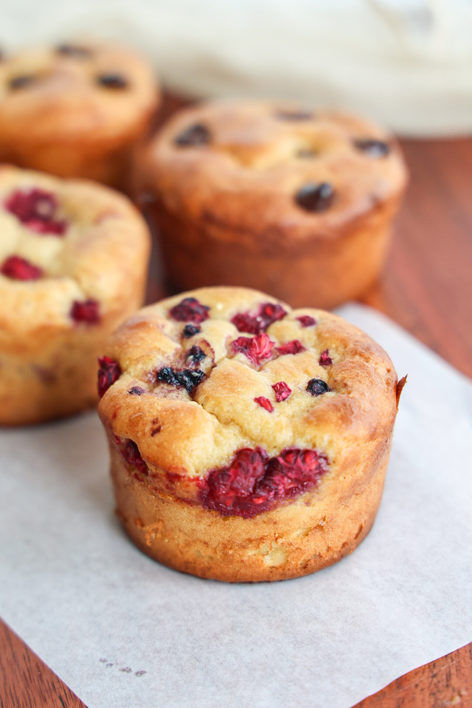 Cottage cheese Protein muffins (with protein powder) - danishealthyeats.com