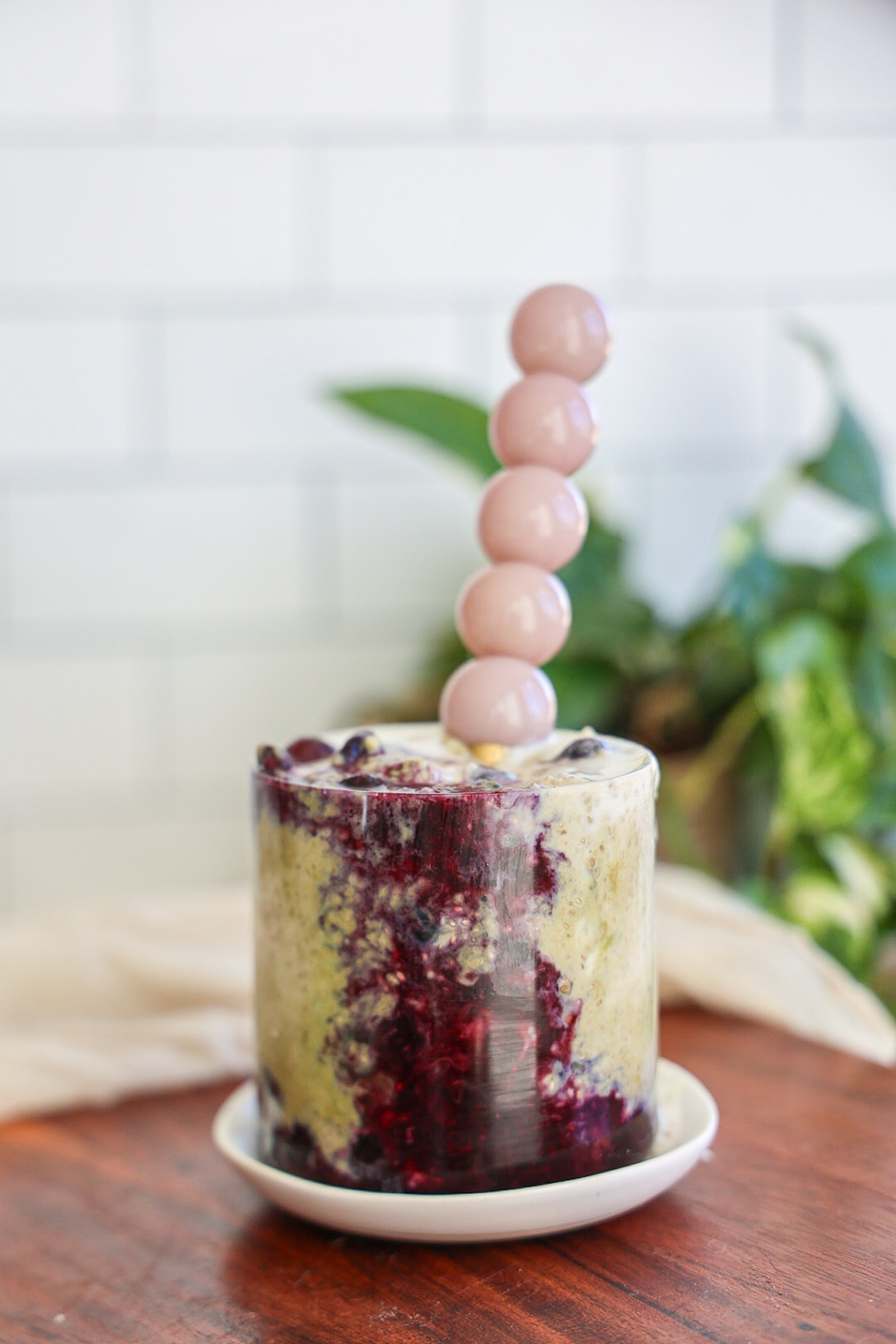 matcha chia seed pudding - danishealthyeats.com