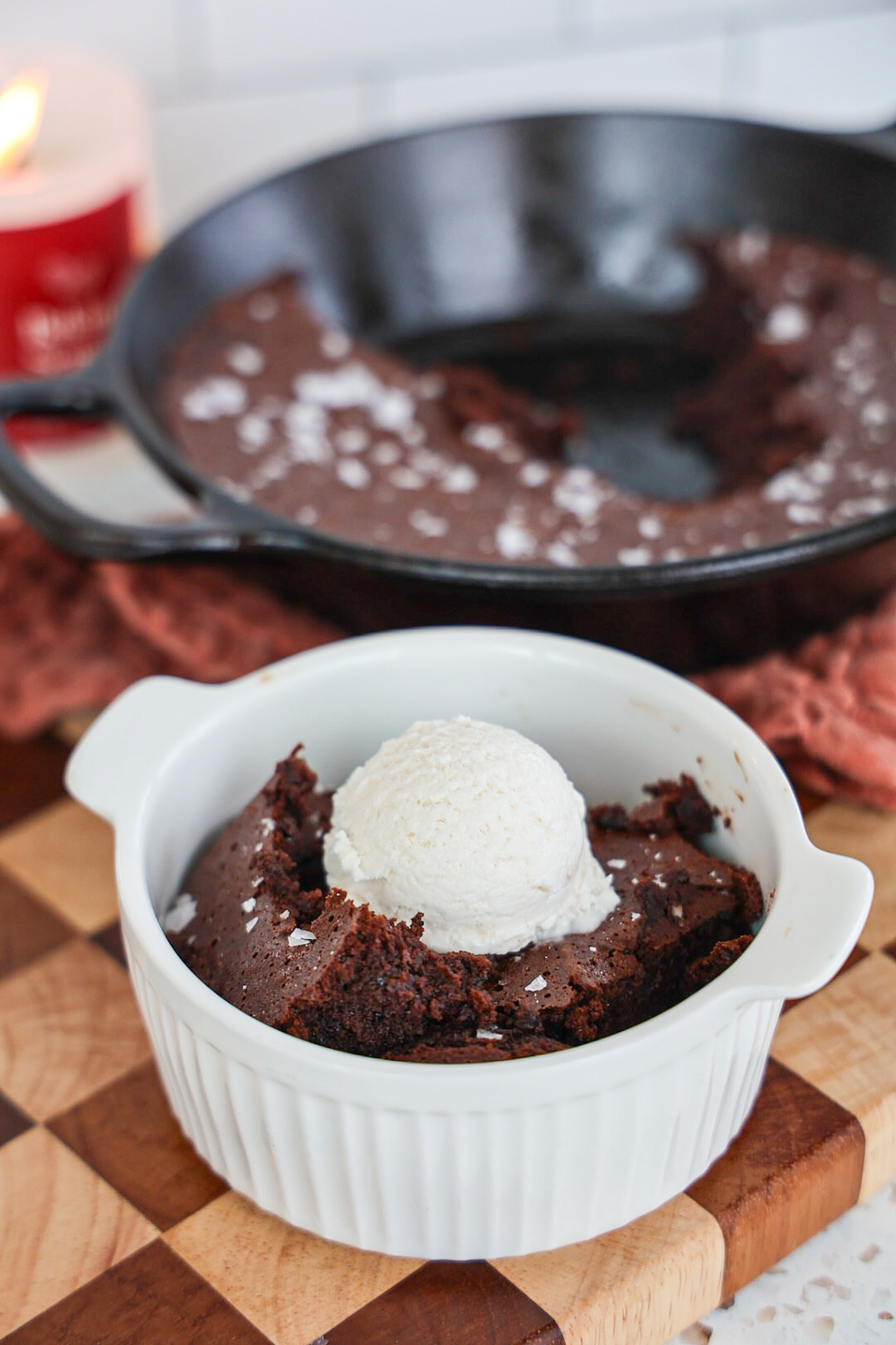 Decadent Brownie pudding (gluten & Dairy-free) - danishealthyeats.com